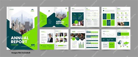 Premium Vector Annual Report Design Annual Performance Summary Report