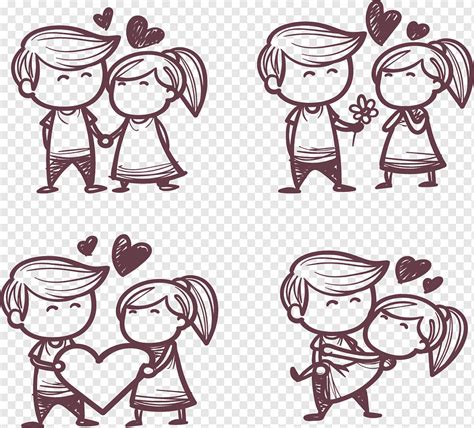 Parejas Romanticas Dibujos