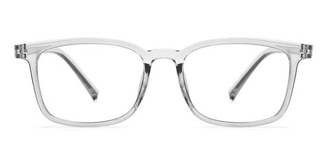 Axel Rectangle Grey Glasses For Men And Women Lensmart