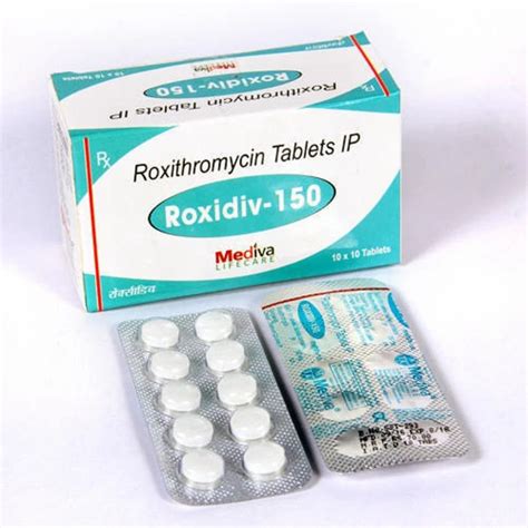 Roxithromycin Tablets Ip Strength 150 Mg At ₹ 19305box In Surat Id 2851091157748