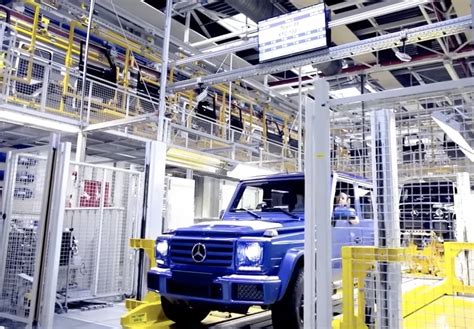 Mercedes Benz G Class Manufacturing Iconic Off Roader Details Dax Street