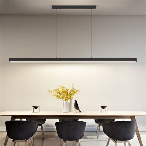 70 Led Linear Pendant Light Fixtures 25w Dimmable Pool Table Light