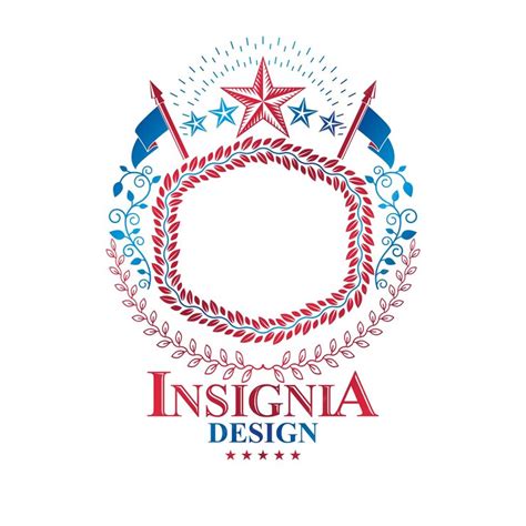 Premium Vector Graphic Classy Emblem Created With Blank Copy Space