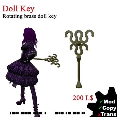 Second Life Marketplace Doll Key