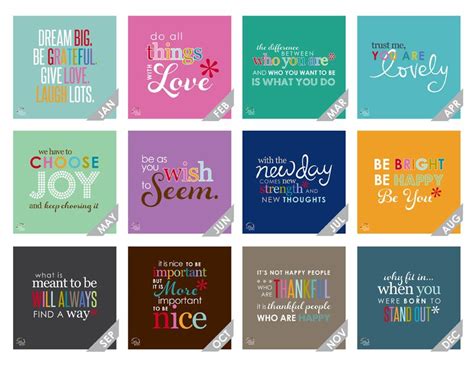 Daily Inspirational Quote Calendar Printable Calendars At A Glance