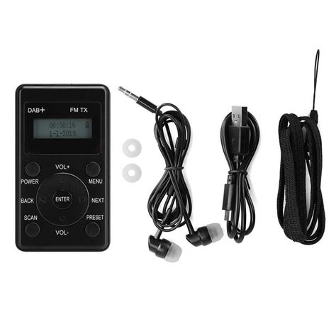 Portable Dabdab Fm Radio Receiver With Earphone L Vicedeal