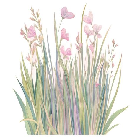 Easter Grass Flowers Grasses Plants Free Photo Illustration Rawpixel