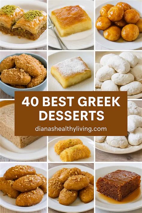 40 Best Greek Desserts And Traditional Greek Sweets To Try Dianas
