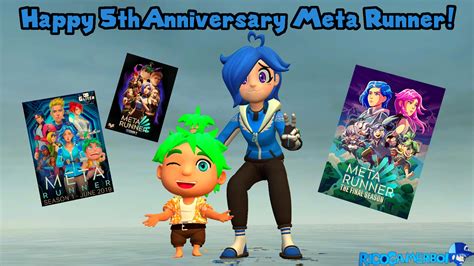 Glitch 5 Years Of Meta Runner By Ricogamerboi On Newgrounds