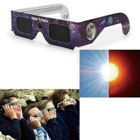 White Frame Homemade Eclipse Glasses Daily Eclips Grandado