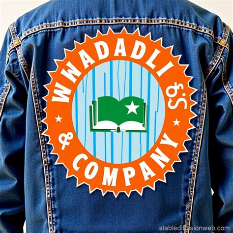 Denim Jacket With Circular Design Stable Diffusion Online