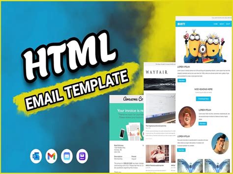 Responsive HTML Email Template Upwork