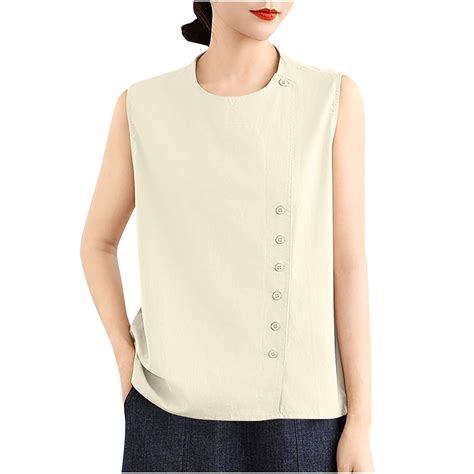Generic Vest For Women 2025 Button Down Sleeveless Blazer Suit Vest