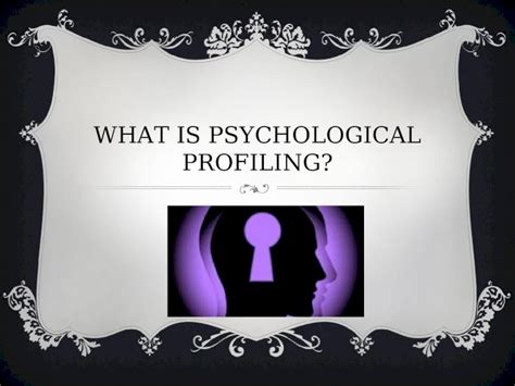Ppt What Is Psychological Profiling Dokumentips
