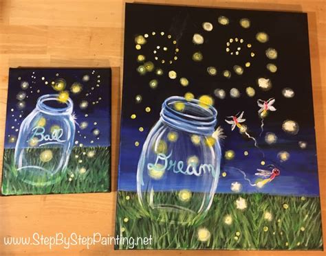 Fireflies In A Jar Drawing