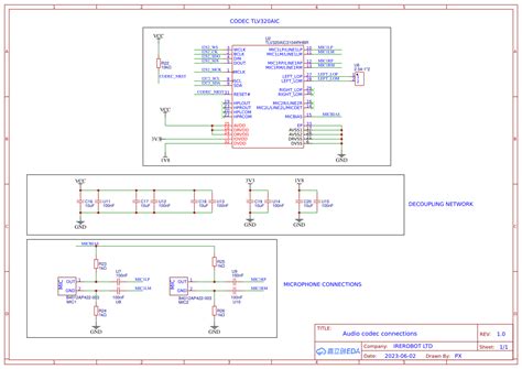 Stm32 And Audio Codec Eval Board Acett Easyeda Open Source Hardware Lab