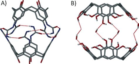 Dimeric Capsules Held Together By Non Covalent Interactions Dashed