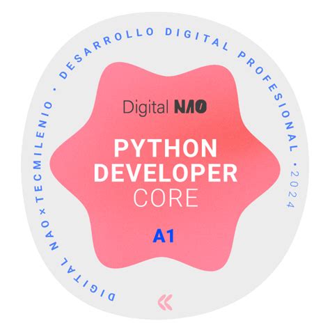 Python Developer Core Credly