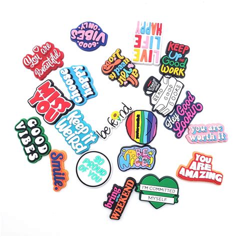 Cartoon Rainbow Phrases Jibits Design Inspiration Words Jibbits Charm