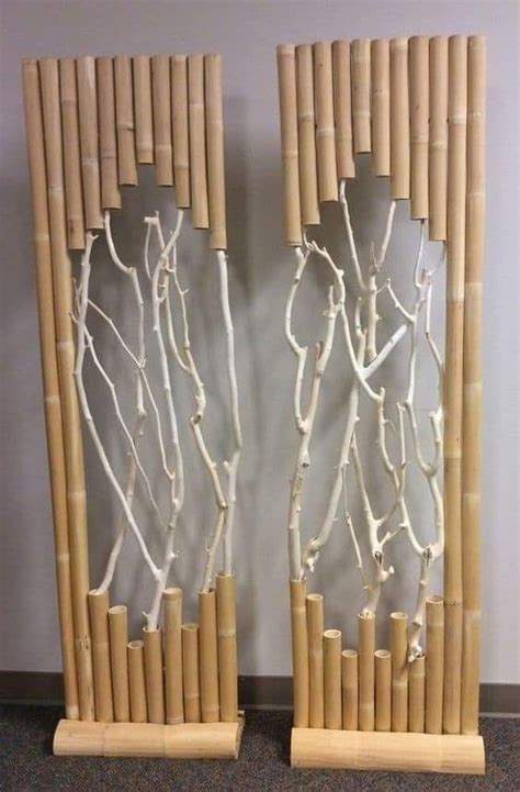 Diy Bamboo Stick Wall Art Bamboo Art Decor Ideas Diy Bamboo Art