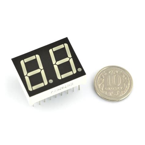 Buy Eight Segment Display X Mm Red Common Botland Robotic Shop