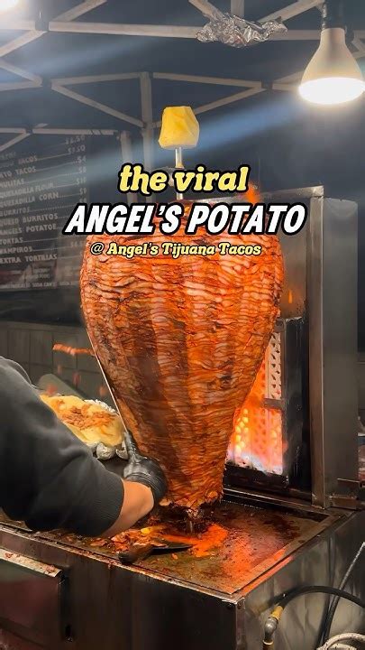 The Viral 15 Potato 🥔💥 Angels Tijuana Tacos In La Foodie Losangeles