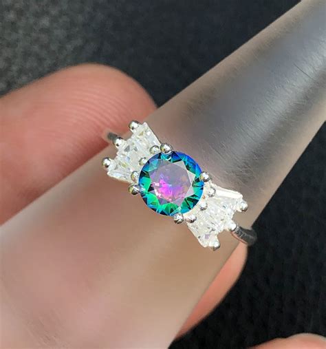 Beautiful Mystic Quartz Ring 925 Sterling Silve With Amazing Design