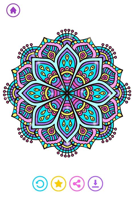 Mandala Color By Number Mandala Coloring Book Apk For Android Download