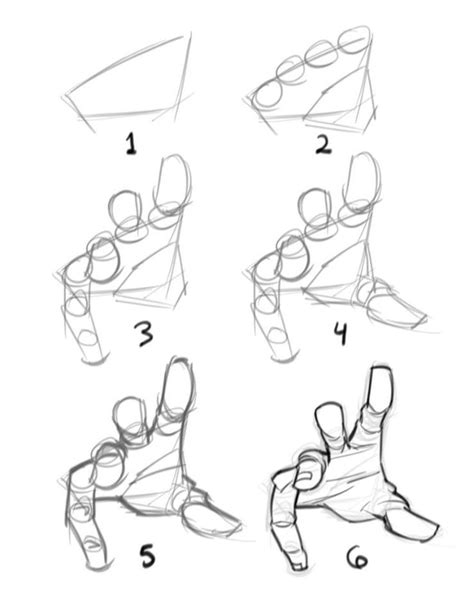 Hand Reaching Out Drawing