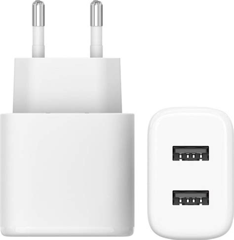 USB Adapter Stekker USB Stekker 2 Poorten USB Oplader Oplader USB A Bol