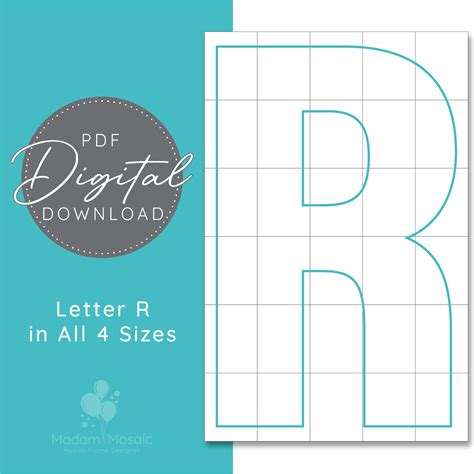 Letter R Template At A Glance