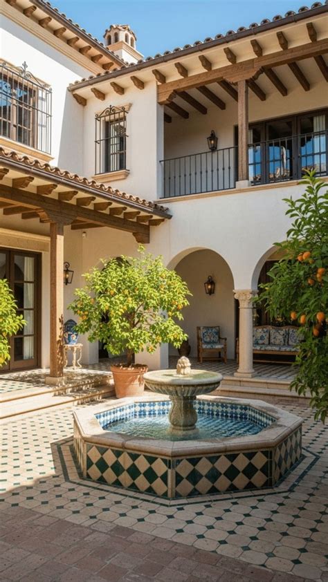 Mediteranean Home With Courtyard