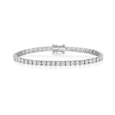 Lab Grown Diamond Bracelet In Platinum Vp405 Hanson Jewellers