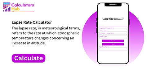 Lapse Rate Calculator Online