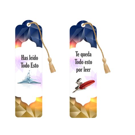 Diseños De Separadores De Libro Señalización De Lectura Colección 1
