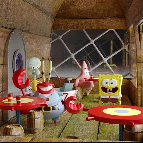 Spongebob Working At The Krusty Krab