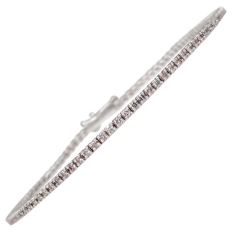 500 Ct Natural White Diamonds Tennis Bracelet No Reserve Price At
