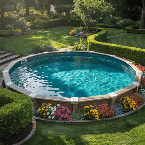 Above Ground Landscaping Landscaping Around Your Above Ground Pool 7