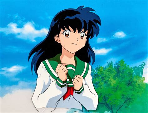 Inuyasha By Sunrise Inc Kagome Higurashi Animation Cel With Douga