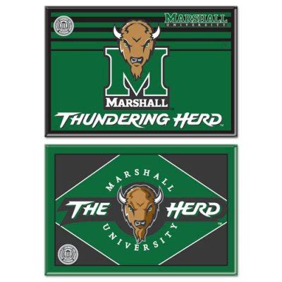Marshall Thundering Herd 2x3 Magnet 2 Pack