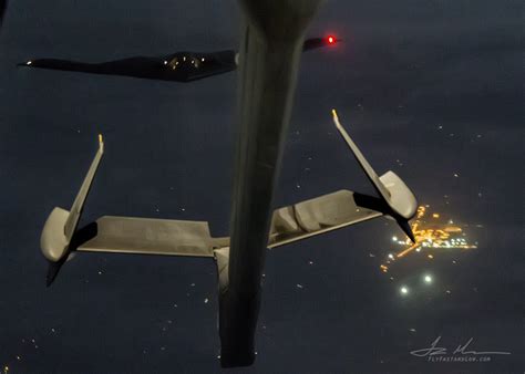 We Encountered The B 2 Stealth Bomber At Night In Stormy Skies To Get
