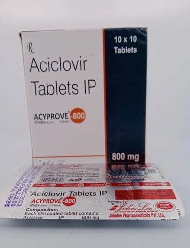Acyclovir 800 Mg Tablets At ₹ 399 Strip Aciclovir Tablet In Nagpur Id 2856187407797