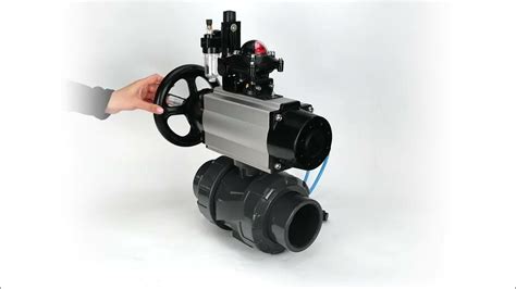 Elephant Bv4242e Fp Grm Iso Ball Valve Upvc Body With Pneumatic