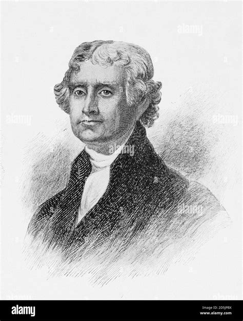 Portrait Of President Thomas Jefferson Thomas Jefferson 1743 1826