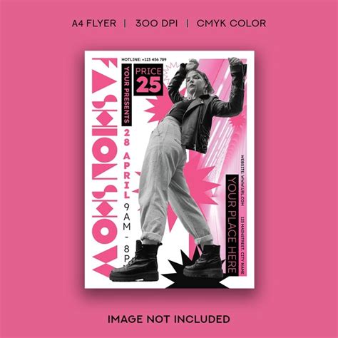 Fashion Show Flyer Premium Psd