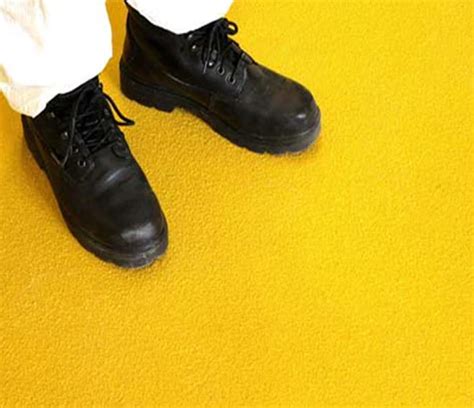10mm Standard Duty Yellow Non Slip Floor Sheet For High Footfall Areas