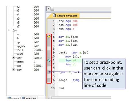 debugging programs with keil uvision ppt