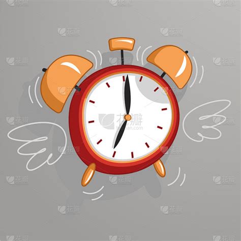 卡通闹钟矢量