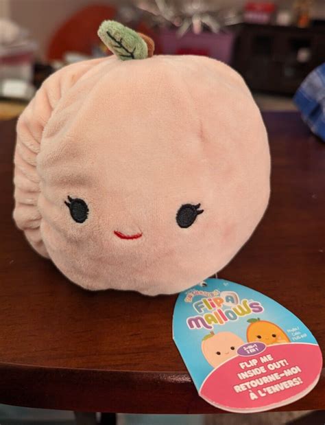 Flipamallow Squishmallow Phyllis The Peach Celia The Orange New