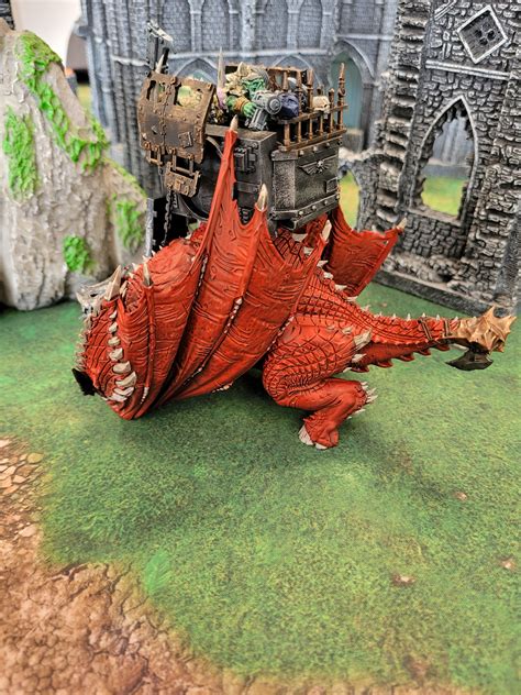 Squiggoth Conversion Finally Finished Rwarhammer40k